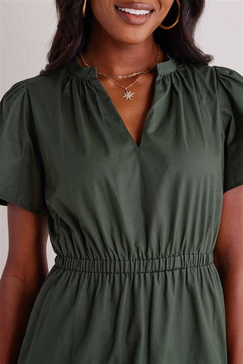 Womens Midi Dresses Tiered Midi Dresses