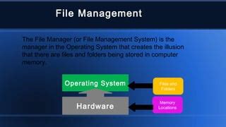 Mac Os File Managment PPT