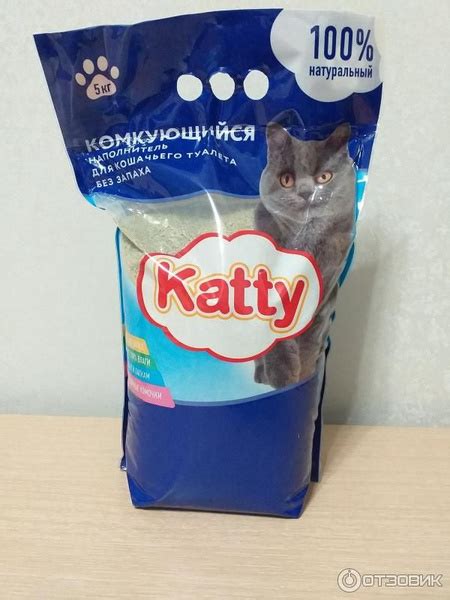 Наполнитель для кошачьего туалета Katty комкующийся 5 кг - купить с ...
