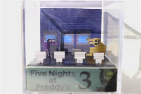 fnaf 3 8 bit minigame in a baseball display case don t really have a