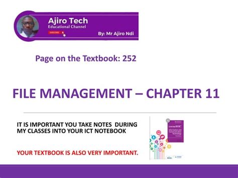 IGCSE ICT File Management Ajiro Tech PDF Web Design And HTML Internet