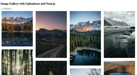 build an image gallery with uploadcare js client sdk and nuxt js