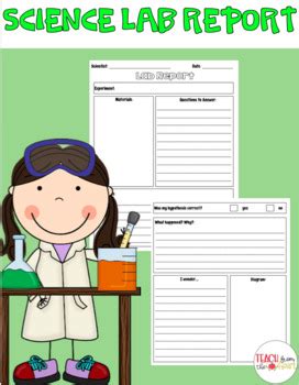 Science Lab Report By Teach From The HeART Teachers Pay Teachers