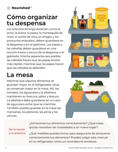 Cómo Almacenar Y Preservar Los Alimentos Nourishedrx