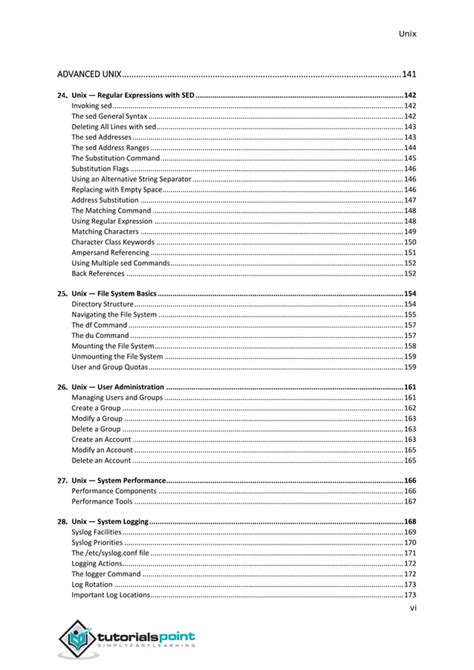 Unix Tutorial PDF Operating Systems Computer Software And Applications