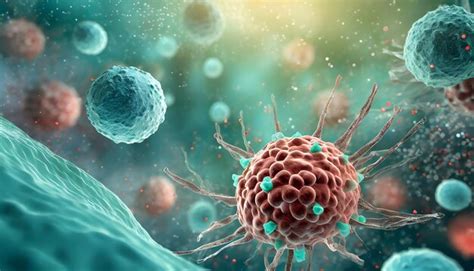 Premium Photo Tumor Microenvironment Background With Cancer Cells Tcells Nanoparticles Molecules