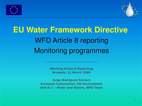Ppt Eu Water Framework Directive Powerpoint Presentation Free Download Id 8607232
