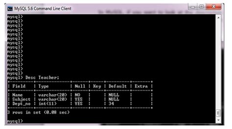Learn Online Dbms “create Table Command In Mysql” Complete Lesson 8