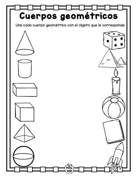 Cuerpos Geometricos Para Colorear