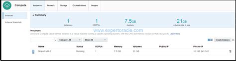 Creating Single Compute Instance Oracle Cloud Expert Oracle