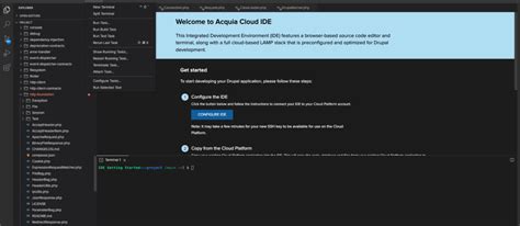 Getting Started With Acquia Cloud Ide