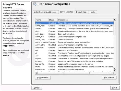 SUSE Linux Enterprise Server SLES 10 Installation And Administration Configuring Apache