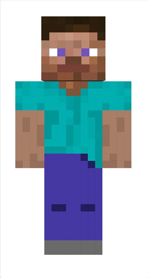 Minecraft Steve Fatheadstyle Repositionable By Graphicsforless Minecraft Drawings Minecraft
