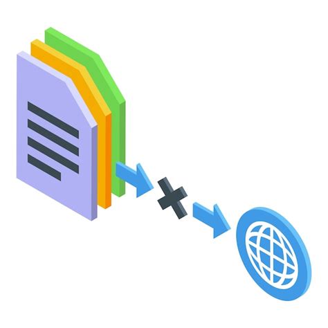 Premium Vector Data Service Lost Icon Isometric Vector Internet Error Device Storage