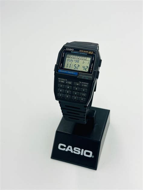 Nerd Watch Casio Dbc 80 Late 1990s Module 1486 Casio Data Bank Telememo Watch Etsy