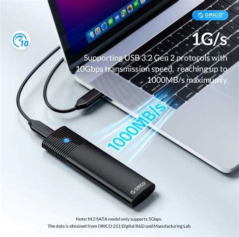 Карман Orico для диска SSD M.2 NVMe USB 3.2 10 Гбіт/с (blue): 470 грн ...