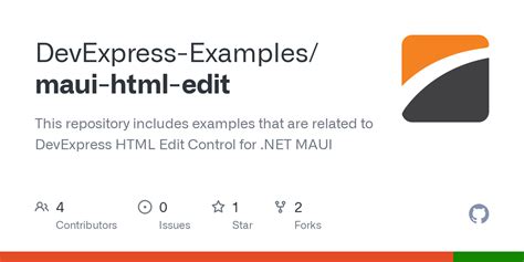 Github Devexpress Examplesmaui Html Edit This Repository Includes