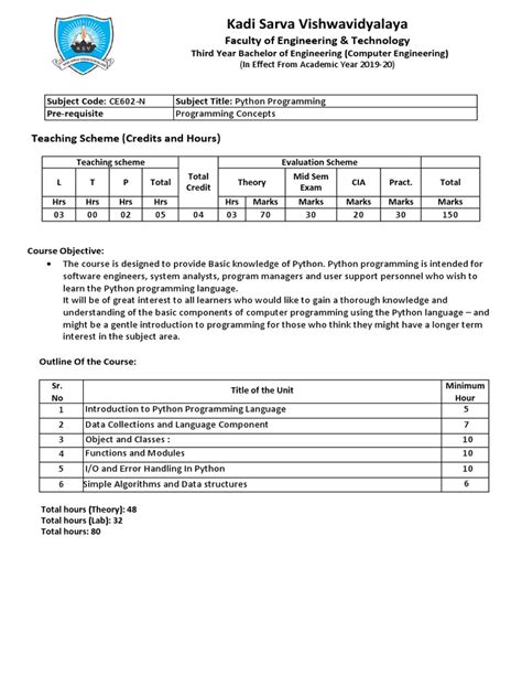 Ce602 N Python Programming Pdf Parameter Computer Programming Control Flow