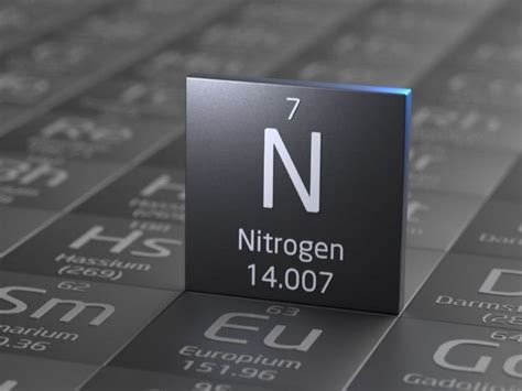 التوزيع الإلكتروني للنيتروجين