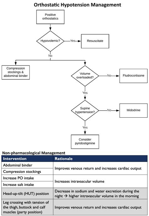 Orthostatic Hypotension Management Algorithm • Hypovolemic Grepmed