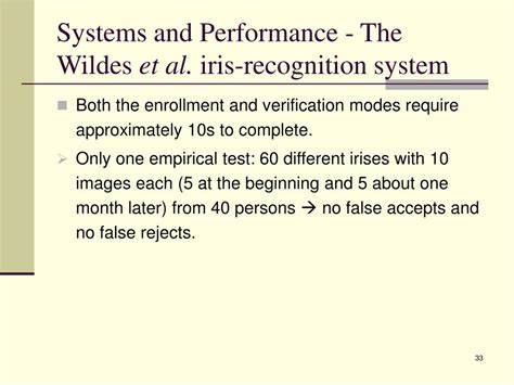 Ppt Automated Iris Recognition Technology And Iris Biometric System Powerpoint Presentation Id