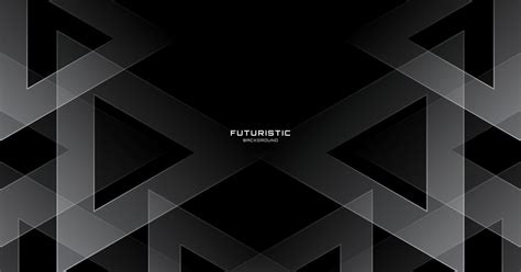 3d Gray Black Abstract Background Overlap Layer On Dark Space With Triangles Shape Effect