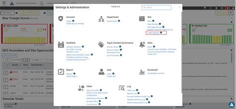 How To Use Traffic Medium Configuration Page Aternity Uji