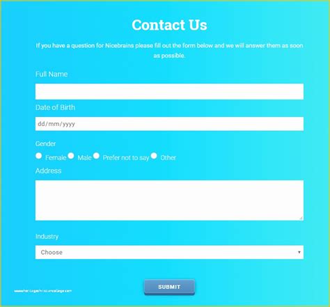 Google Forms Templates Free Of Fun Templates For Google Slides Blank Registration Form