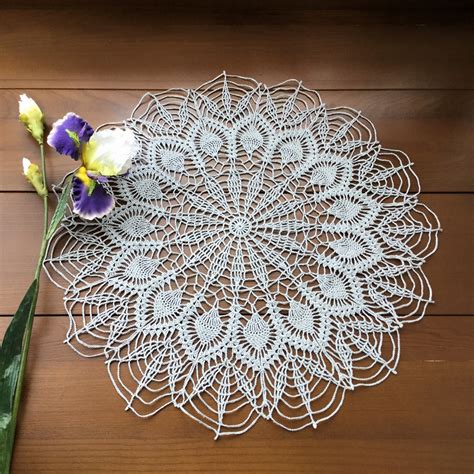 Crochet Table Doily Patterns At Felipe Heidt Blog