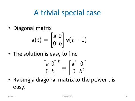 Engg 2013 Unit 17 Diagonalization Eigenvector And Eigenvalue
