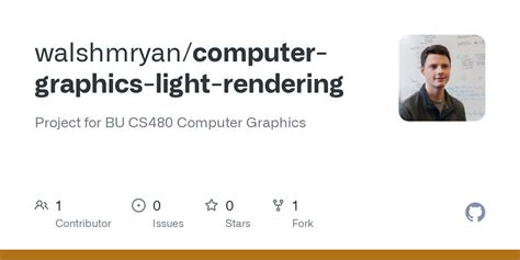 GitHub Walshmryan Computer Graphics Light Rendering Project For BU CS Computer Graphics