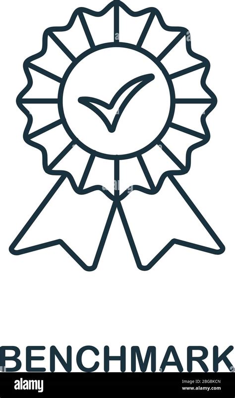 Benchmark Icon Creative Simple Symbol From Fintech Collection Line Benchmark Icon For