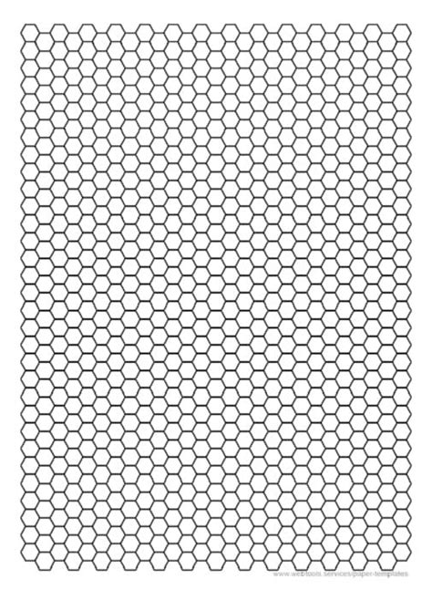 Printable Download Free Hexagon Graph Paper Free Download And Print For You