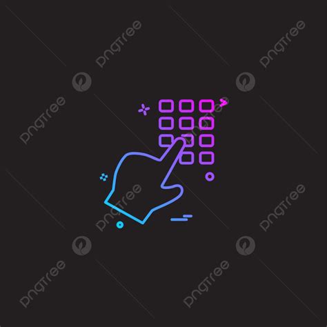 Secure Password Vector Art Png Password And Security Icon Design