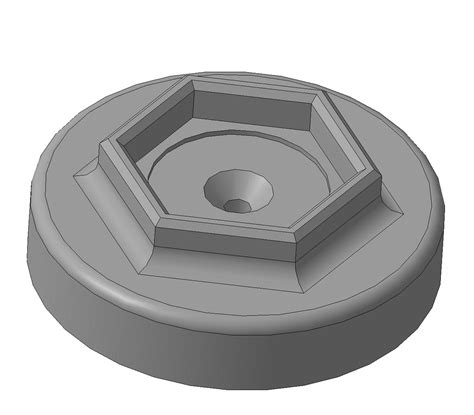 3d модель Антивибрационный демпфер ножки стиральной машины INDESIT для ...