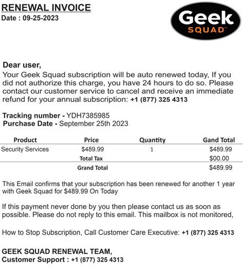 Invoices From Geek Squad Purchases Oit Brown University