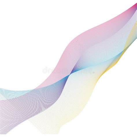 Abstract Smooth Color Wave Flow Stock Vector Illustration Of Light Colorful 154872325