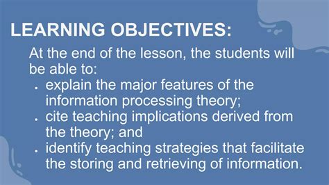 Educ 333 Information Processing Theory Report Pptx Data Storage And Warehousing Computing