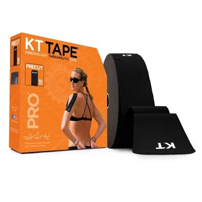 Kt Tape Pro Synthetic Kinesiology Athletic Tape 125 Uncut Roll Black
