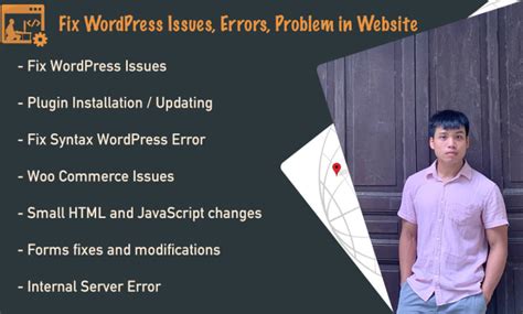 fix wordpress issues errors problems by sianhpham fiverr