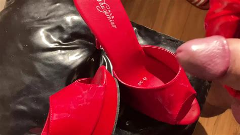 Cum On Red High Heel Mules 1 Gay Amateur Amateur Porn Feat Fetishlover999 XHamster