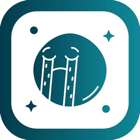 Cry Glyph Gradient Round Corner Icon 41677817 Vector Art At Vecteezy