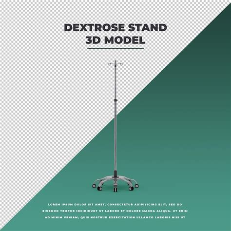 Support De Dextrose 3d Psd Premium