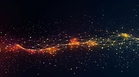 Premium Ai Image A Vibrant Abstract Background With Intersecting Lines And Dotted Patterns