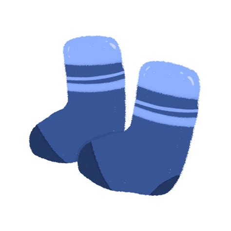 Cute Socks About Bedtime Stationary Sticker Png