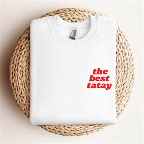 Filipino Shirt The Best Tatay Pinoy Dad Embroidered Sweatshirt