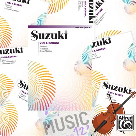 鈴木中提琴教本 1~10冊 Alfred Suzuki Viola School Vol1~10 蝦皮購物