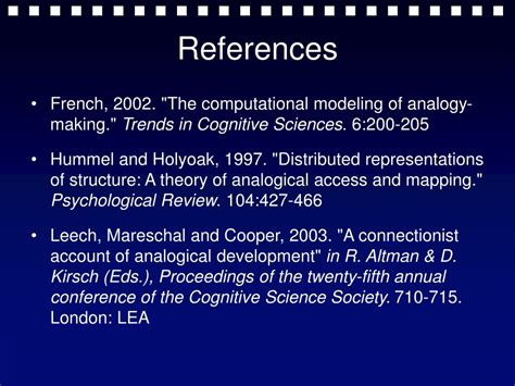 Ppt Connectionist Models Of Analogical Reasoning Powerpoint