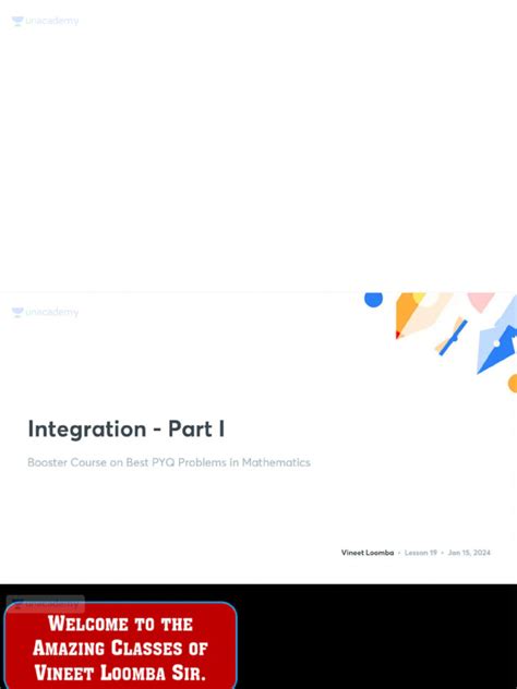 integration part i with anno pdf