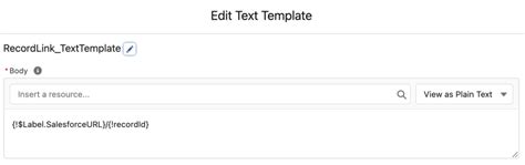How To Create A Record Link In Flow Salesforce Time